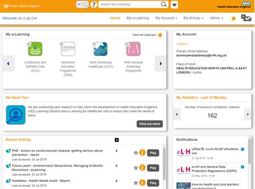 Get started - elfh Support