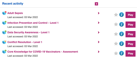 My elearning - elfh Support
